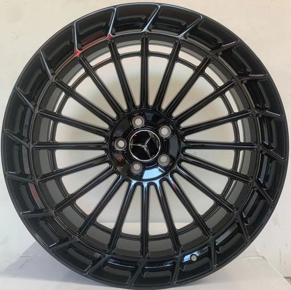 19 Inch Mercedes C Class Rims E Class Staggered Black Wheels | Elite ...