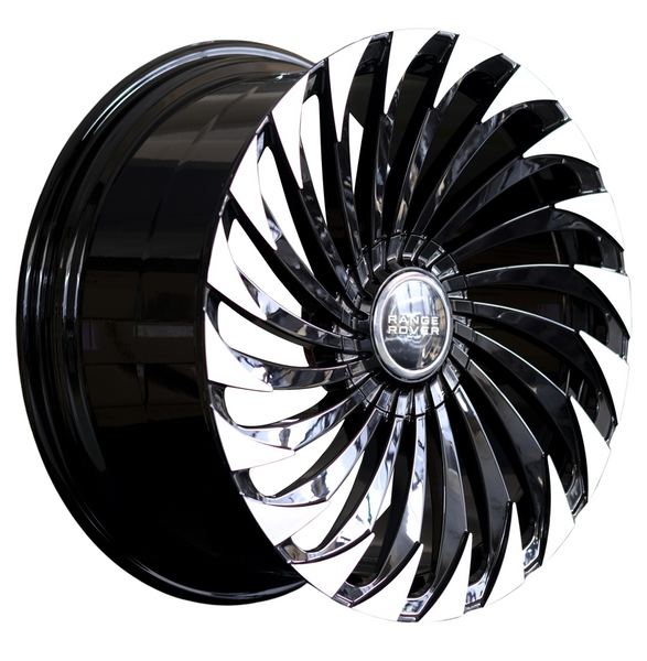22" Inch Monoblock Forged Range Rover Rims SV SE HSE Sport Wheels Gloss ...