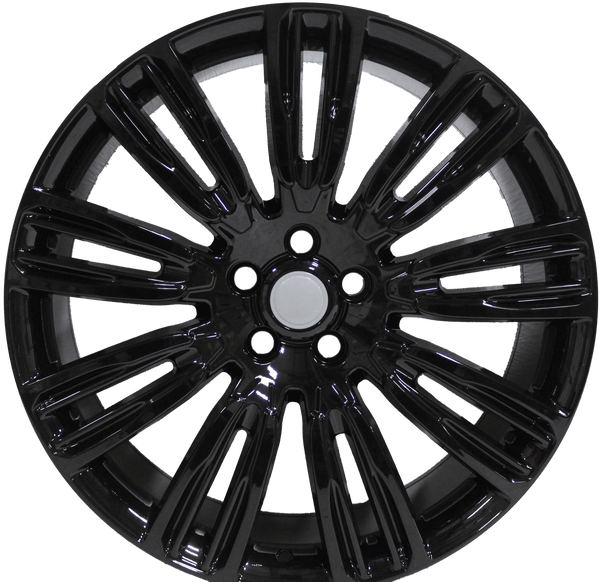 21 Inch Rims Range Rover Sport SVR Vogue LR3 LR4 & HSE Gloss Black Rims ...