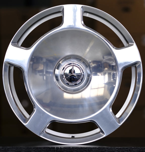 20 Inch Mercedes Staggered Wheels Fit E Class S Class Forged Polished ...