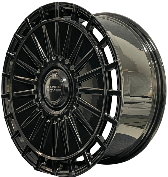 24 Inch Monoblock Forged Black Range Rover Rims HSE & Sport SV P360 ...