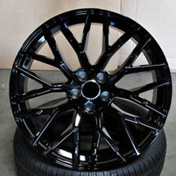 22 Inch Audi RS Style Rims Black SQ8 Q8 SQ7 Q7 SQ5 Q5 A8 A7 S8 S7 Mesh ...