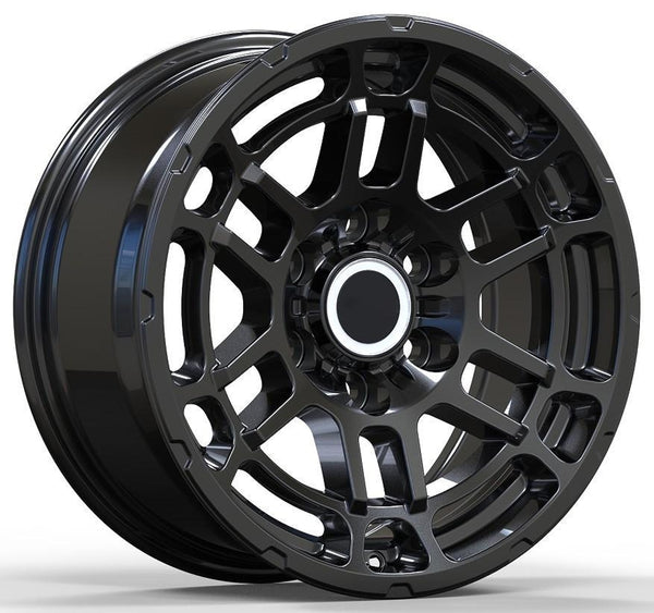17 Inch Toyota TRD PRO Style Matte Black Rims Fits 4Runner FJ Cruiser ...