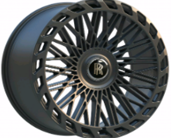 24" Inch Range Rover Rims SV SE HSE Sport Wheels Satin Black Custom ...
