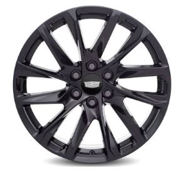 24 INCH ESCALADE RIMS SUV & ESV PLATINUM GLOSS BLACK SIERRA TAHOE YUKON ...