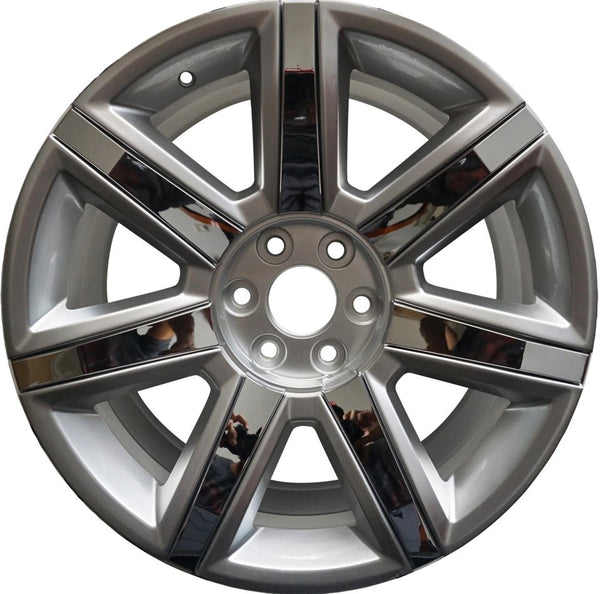 26" INCH ESCALADE RIMS SUV & ESV PLATINUM SILVER/CHROME INSERTS SIERRA ...