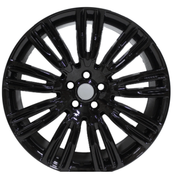 21 Inch Rims Range Rover Sport SVR Vogue LR3 LR4 & HSE Gloss Black Rims ...