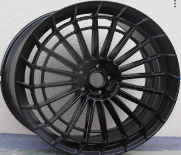 20 Inch Mercedes Staggered Wheels Fit E Class S Class Satin Black Rims ...