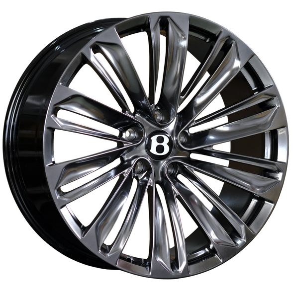 22 Inch Monoblock Forged Rims Bentley Bentayga Hype Black Wheels ...