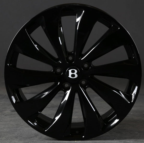 22 Inch Monoblock Staggered Forged Rims Bentley GT Bentley Flying Spur ...