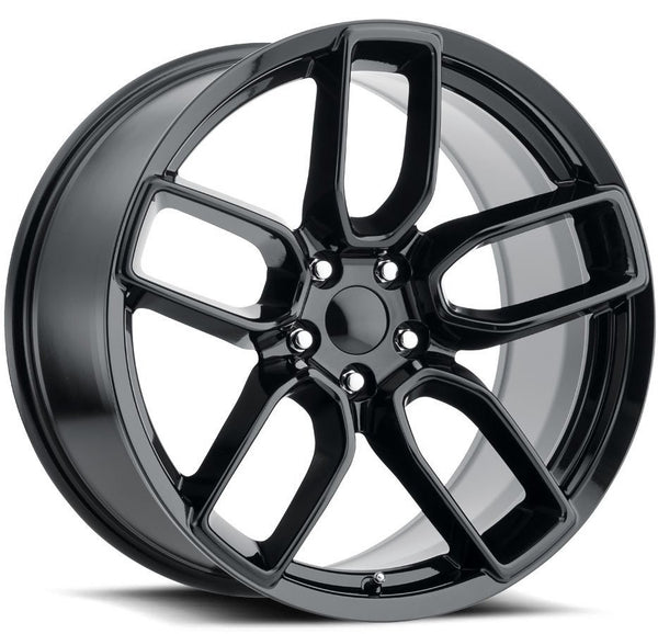 20 Inch Dodge Charger Challenger Magnum Hellcat Gloss Black Rims ...