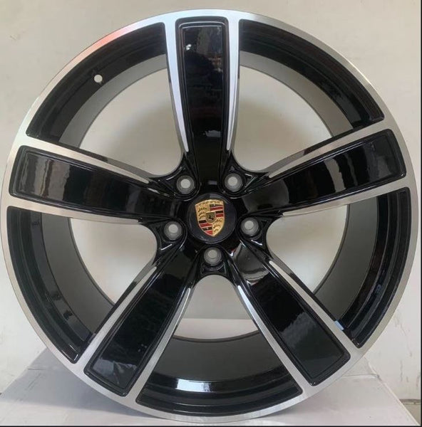 22 Inch Staggered Rims Fits Porsche Cayenne Rims Base S GTS Turbo ...
