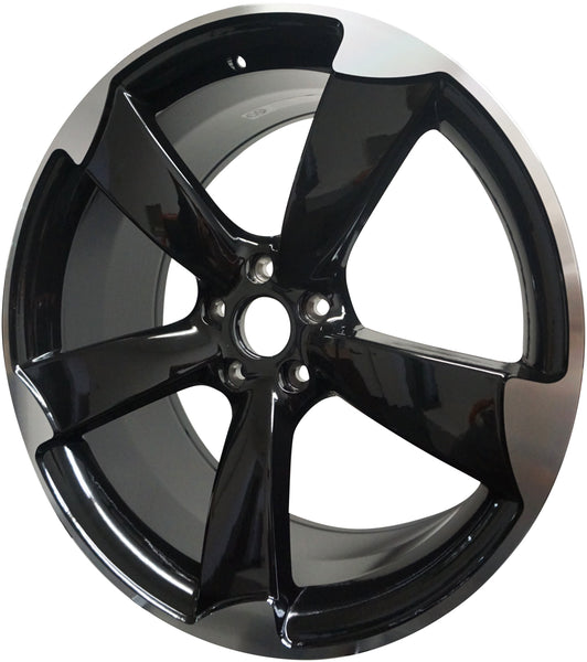 18 Inch Audi Rims A3 A4 A5 A6 A7 A8 S3 S4 S5 S6 S7 S8 RS5 RS6 RS7 Black ...