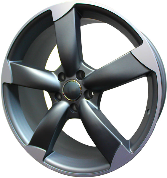 19 Inch Audi Rims A5 A6 A7 A8 S5 S6 S7 S8 RS5 RS6 RS7 Gunmetal Machined ...