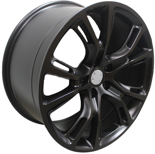 20 Inch Jeep SRT Hellcat Grand Cherokee Laredo Satin Black Staggered ...