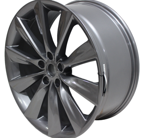 21x8.5/9 Staggered Tesla Model S Model Y Model X Gloss Gunmetal Twist ...