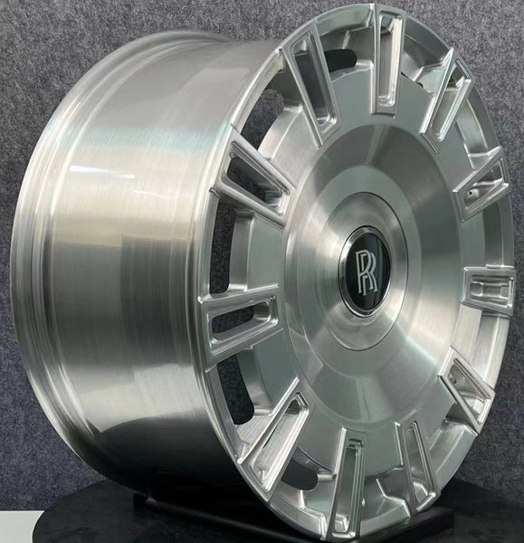 22" INCH ROLLS ROYCE GHOST CULLINAN PHANTOM FORGED BRUSHED WHEELS ...