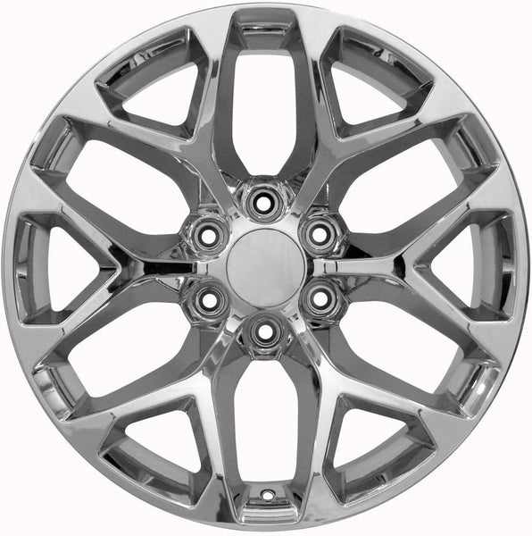 24 INCH CHROME GMC/CHEVY RIMS SIERRA DENALI YUKON TAHOE SUBURBAN ...